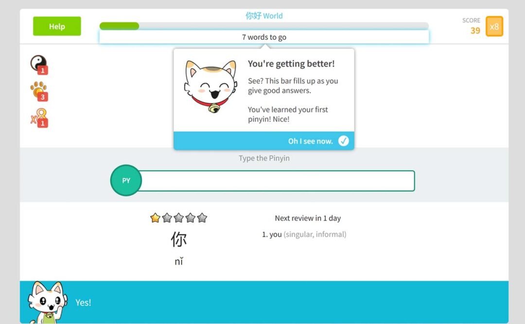 Meowsome! Ninchanese Review - GoEast Mandarin