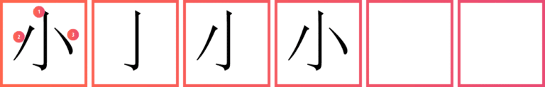 Chinese character stroke order - GoEast Mandarin
