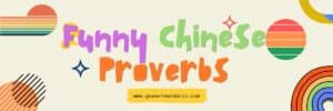 9 Funny Chinese Proverbs - GoEast Mandarin